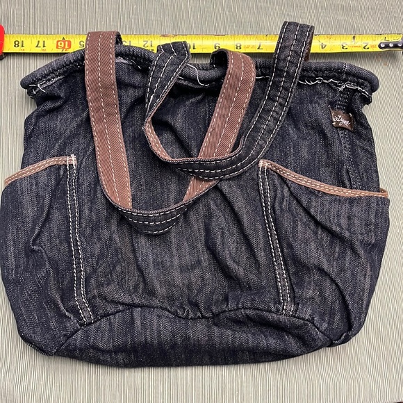 thirty-one | Bags | Used Thirty One Black Jean Bucket Shoulder Bag Two ...